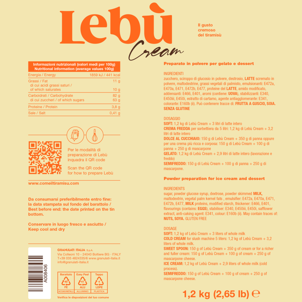 Starter Kit Lebù | Lebù, buono come il tiramisù